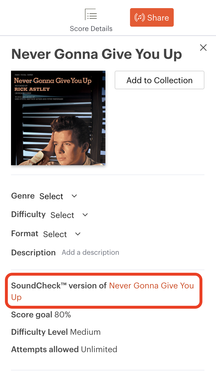 Creating and Assigning SoundCheck™ Scores in Noteflight Learn – Noteflight Support