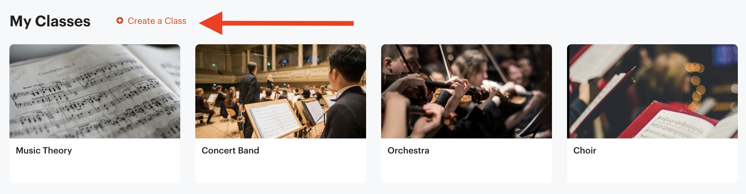 Creating and Managing Classes (Standalone) – Noteflight Support