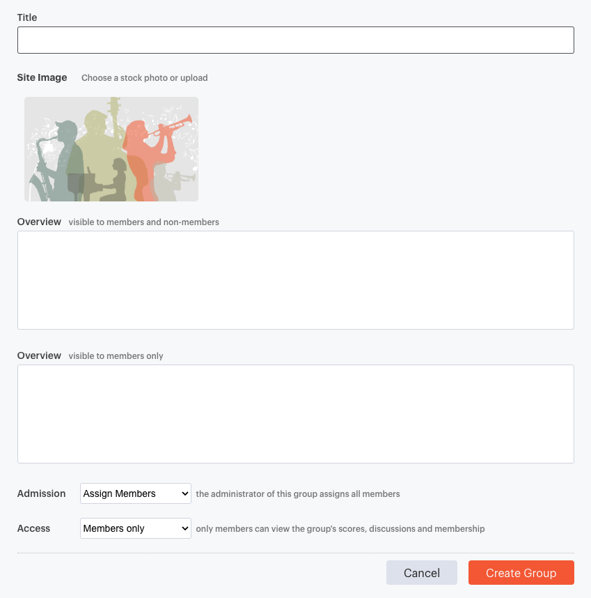 Creating and Managing Classes (Standalone) – Noteflight Support